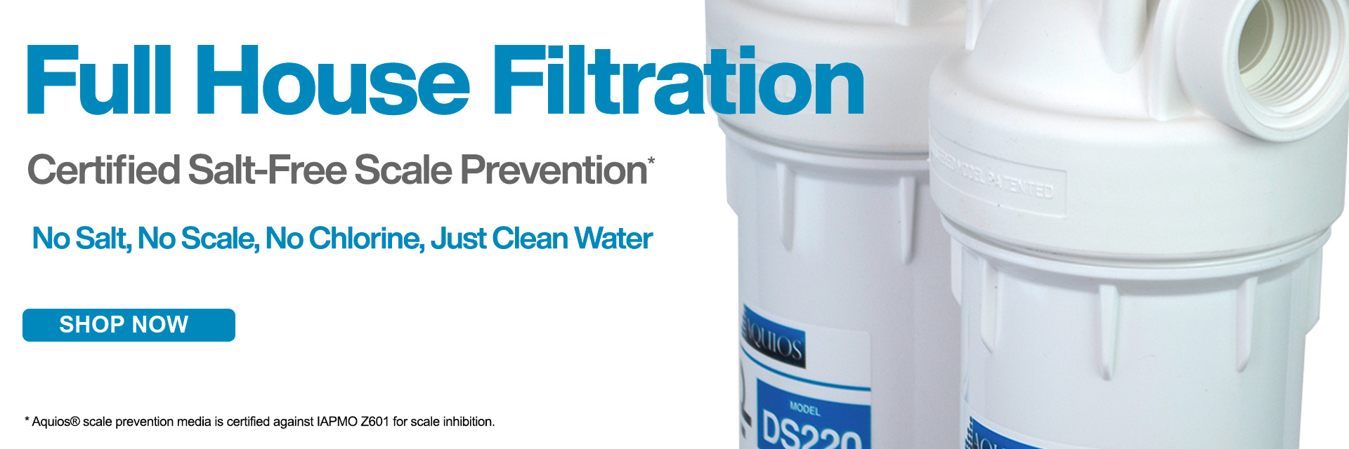 Aquios – Best Salt Free Water Softener & Filtration System